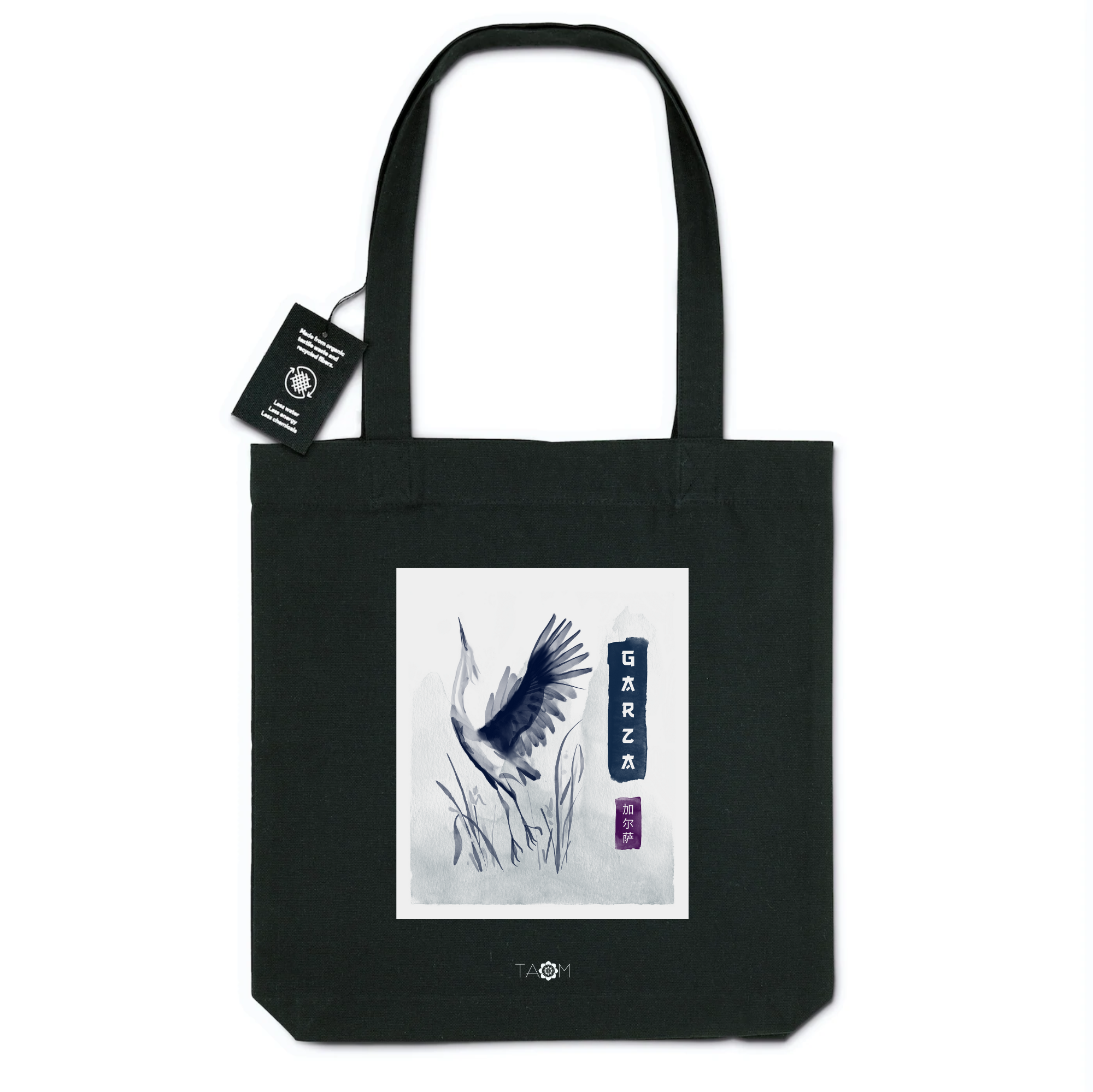 Tote Bags Éco-Responsables Style Manga et Anime Calligraphie Sumi-e ...